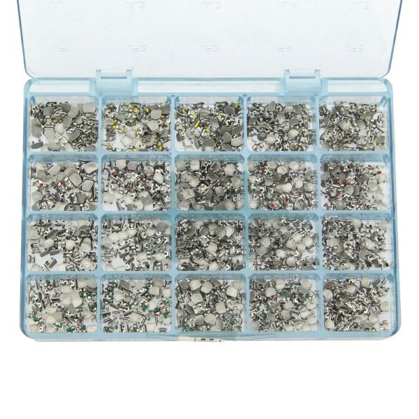 Quality Bulk Orthodontic Bracket Braces Metal Mesh Base Mini Braces MBT 022 345 for sale