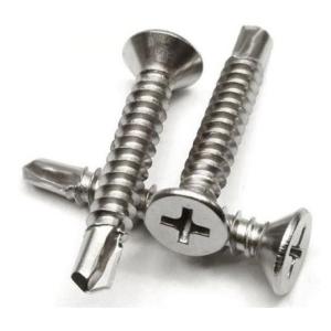 Quality Cross Socket Countersunk Head Self Drilling Screws For Sheet Metal 1022 Steel for sale