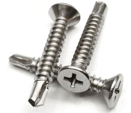 Quality Cross Socket Countersunk Head Self Drilling Screws For Sheet Metal 1022 Steel for sale