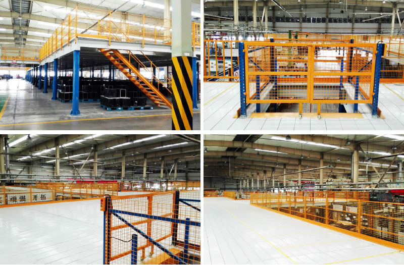Steel Structure Garret Mezzanine Floor Platform