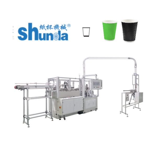 Quality 2.5OZ Double Wall Paper Container Making Machine For Cold Drinks for sale