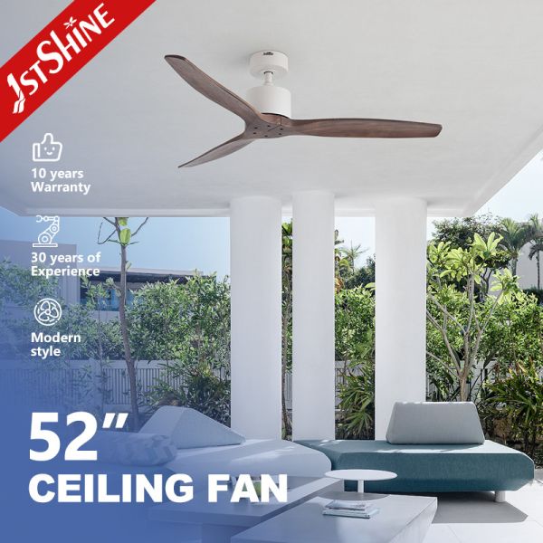 Quality DC Ceiling Fan With Remote Control Solid Wood Blades High-Speed for sale