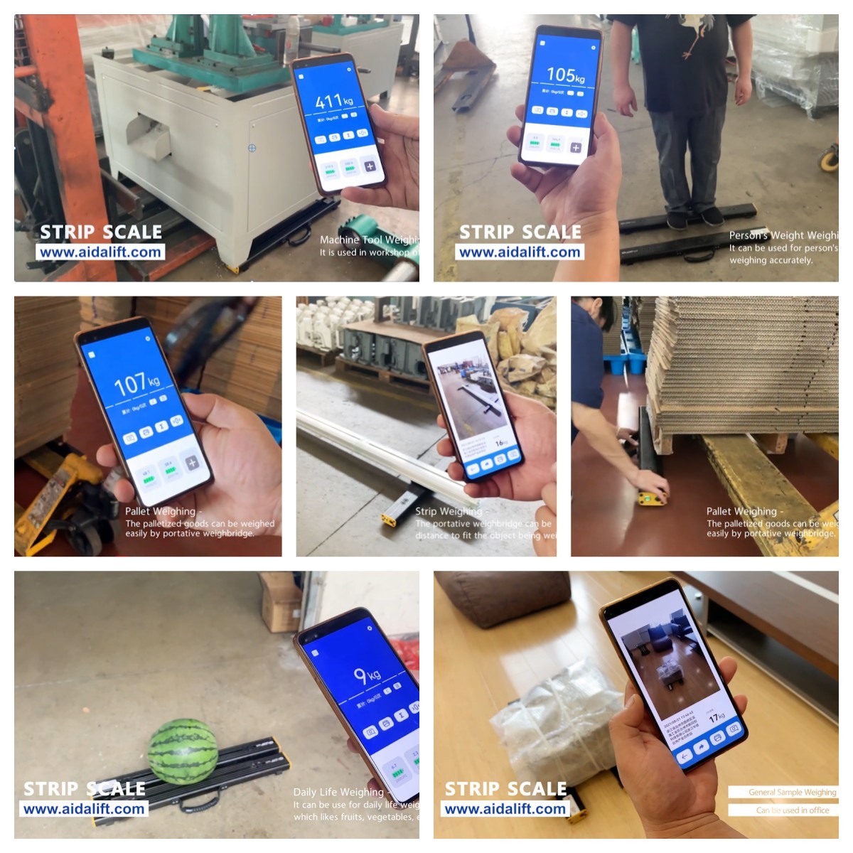 Technical support for pallet scales