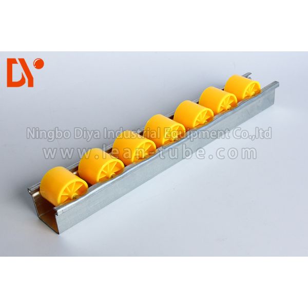 Quality Tool Storage Cart Plastic Roller Track 4 Meters Length Multi Color Lightweight for sale