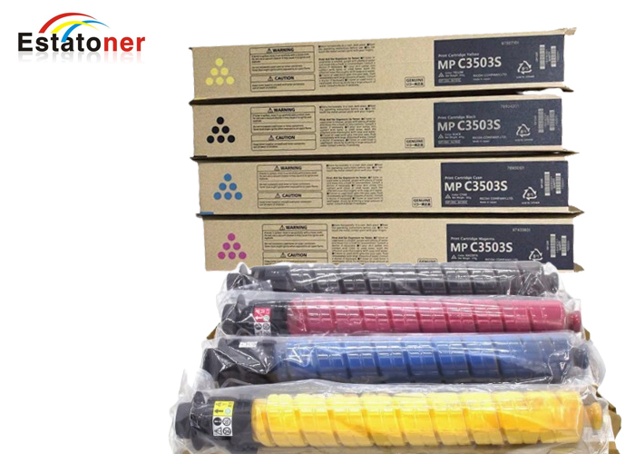 Quality Ricoh MPC3503 Toner Cartridge Black Cyan Magenta Yellow Toner for MP C2003 for sale