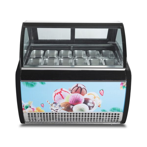 Quality Gelato Ice Cream Display Freezer for sale