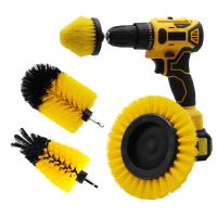 Quality Household Cleaning Brush Small Corners Hand Clean Electric Car Wheel Rim Brush 4pcs for sale