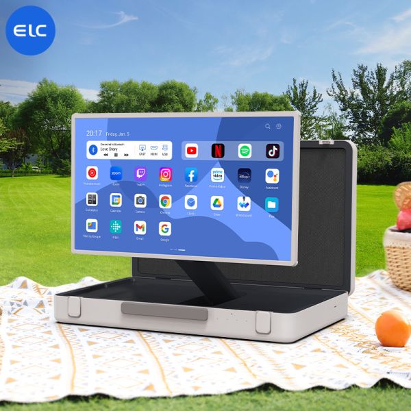 Quality Ultra Thin Outdoor 27 Inch ELC PackGo Touch Screen Portable Video Player Smart for sale