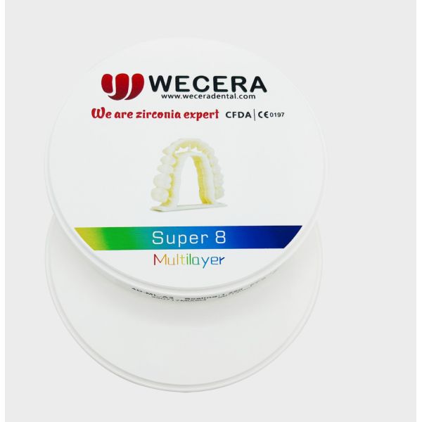 Quality A1 A2 A3 1200 Mpa 3D Multilayer Zirconia Block Disc Blank For Dental Lab for sale