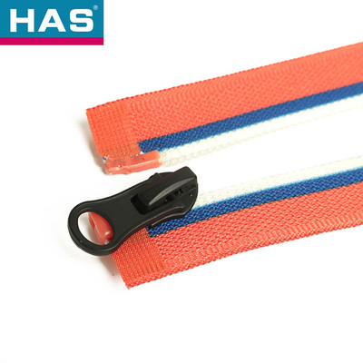 Quality Non Lock Waterproof Zippers Smooth Flexible Zipper Customized for sale