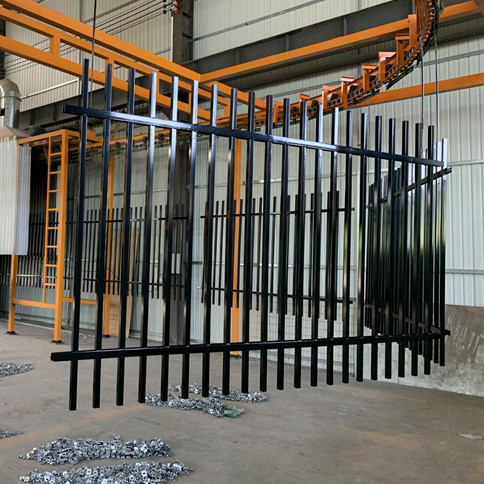 Quality Heavy Duty Security Galvanized And Powder Coated Corten Steel Fence Panels Wrought Iron Design for sale