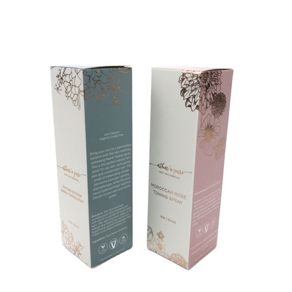 Quality Customized Luxury Stamping Cosmetic Packing Boxes For Spray Eye Serum for sale