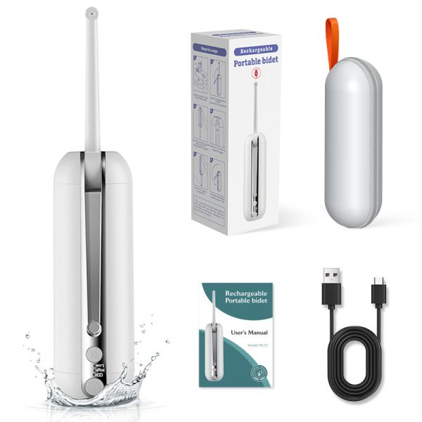 Quality Compact Handheld Electric Bidet Sprayer with 200ML Capacity and 3.7V Battery for sale