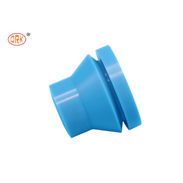Quality Excellent Rebound Resistance Blue Color Custom Mold Silicone Rubber Bushing for sale