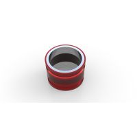 Quality DC HQ DOUBLE-LAYERED FOR HIGH WEAR-RESISTANT DUAL PIPES 240*20 ELBOW RED for sale