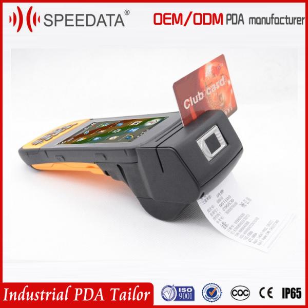 Quality Smart Card Mobile Rfid Reader Biometric Android Fingerprint Scanner Printer for sale