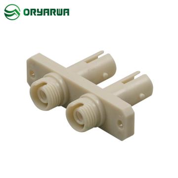Quality SC Footprint FC To ST Duplex Hybrid Fiber Adapter Beige for sale