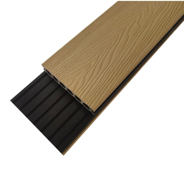 Quality Co Extruded Wood Plastic Composite Wood Deck Boards Outdoor Garden Decoration Weather Resistance for sale