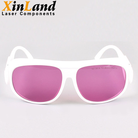 Quality 808nm 810nm Laser Safety Glasses OD4+ VLT 60% Especially for Infared Laser Goggle 190~380nm and 750~860nm for sale