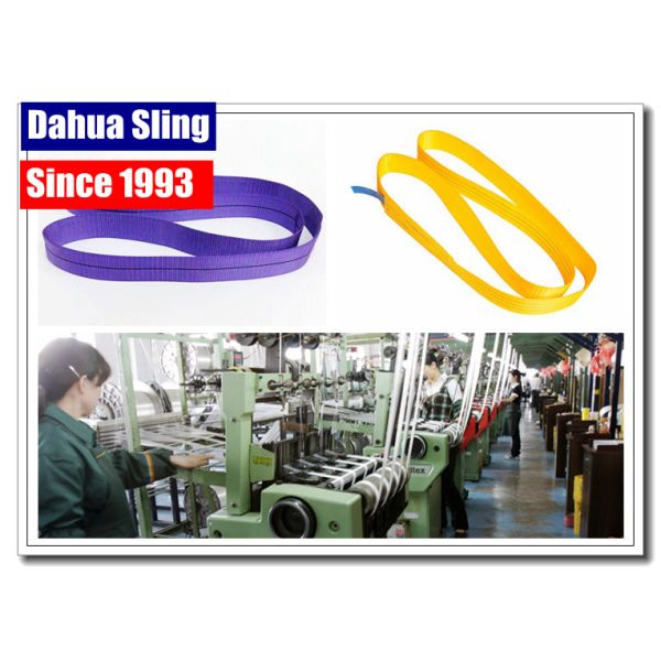 Quality Industrial Thick 1 Ton Lifting Straps , Pipe Lifting Straps Logo Printable for sale