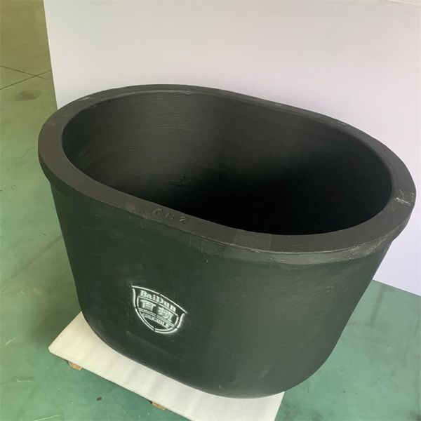 Quality Industrial Casting Clay Graphite Crucible Corrosion Resistant Chemical Resistant for sale