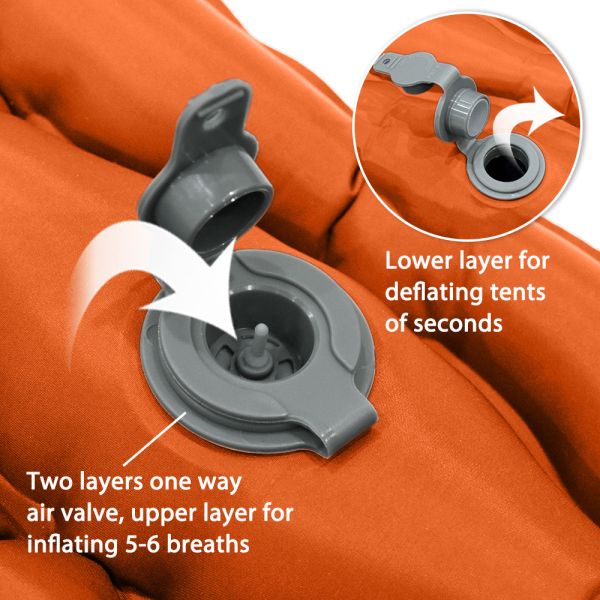 Quality 4 Season Comfortable Compact 8x3'' Inflatable Sleeping Pad for sale