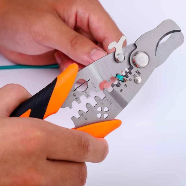 Quality 20GP Commercial Electric Wire Cable Stripper Pliers Multi Purpose OEM for sale