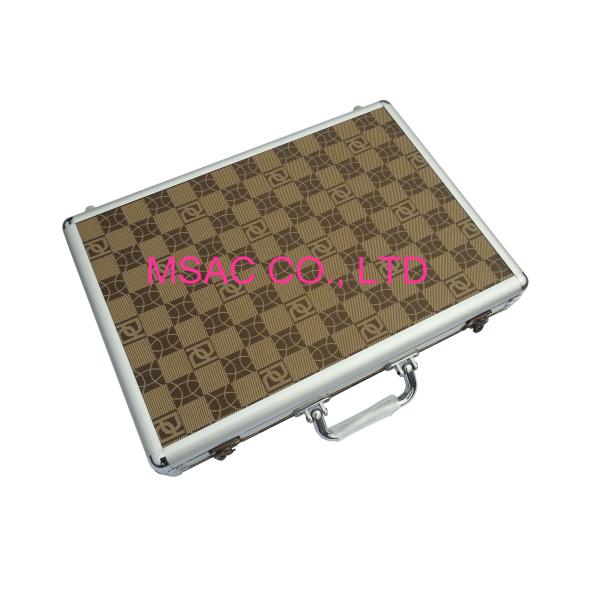 Quality Durable Padded Aluminum Case Big Space , Red Lining Aluminum Tool Case for sale