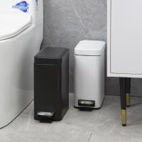 Quality Rectangular Foot Pedal 5L Stainless Steel Trash Can for Iron Material Waste for sale