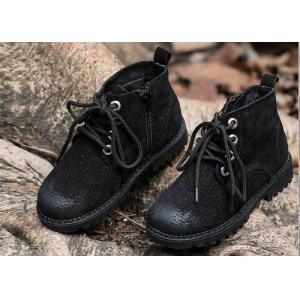 Quality Size 23-30 Winter Snow Boots Stylish Kids Boots Lace-Up Side Zipper for sale