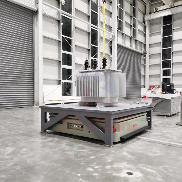 Quality Industrial Raw Material Trackless Transfer Trolley 3 Tons Hydraulic Table Lift for sale