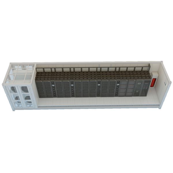Quality Prefabricated Integrated Container Data Center with 1100kg Static Payload in for sale