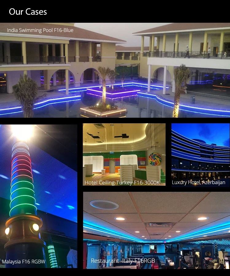 Three Side Emitting Flexible PVC LED Neon Strip Light 9