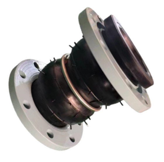 Quality DN200 Pressure Resistant Double Ball Rubber Joint With Booster Ring for sale