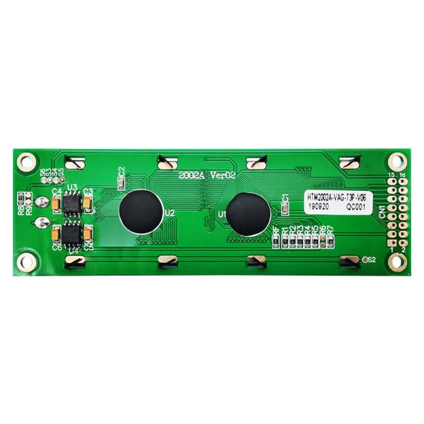 Quality 20x2 MCU Character LCD Module Practical With Green Backlight HTM2002A for sale