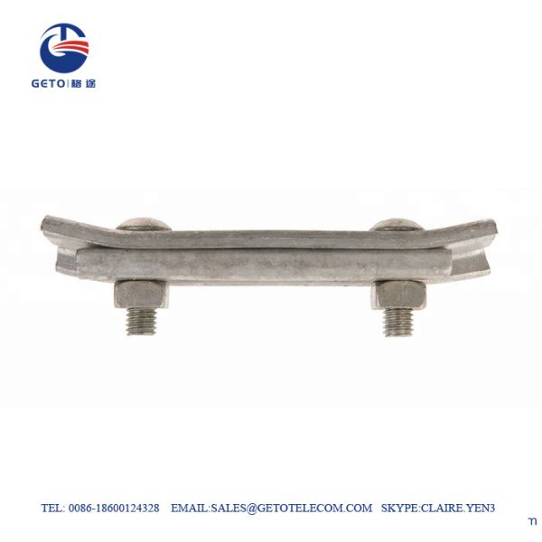 Quality 11mm 3 Bolts 8KN Cable Curved ADSS Suspension Clamp for sale