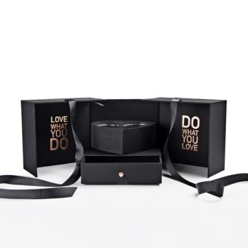 Quality Big Cube Flowers Gift Box With Heart Shape Box And Drawer Box for sale
