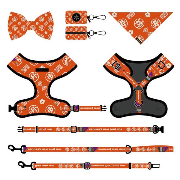 Quality Nylon Dog Collars And Leashes Harness Collar And Lead Set Polyester Nylon for sale