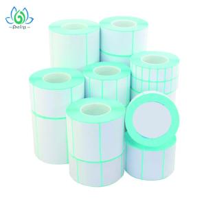 Quality Waterproof High Adhesive Blank Vinyl Record Label Stickers , Blank Roll Labels for sale