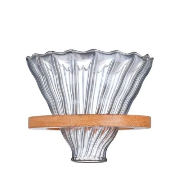 Quality Coffee Filter Baskets Vintage Style Ceramic Glass Coffee Maker for Drip Coffee for sale