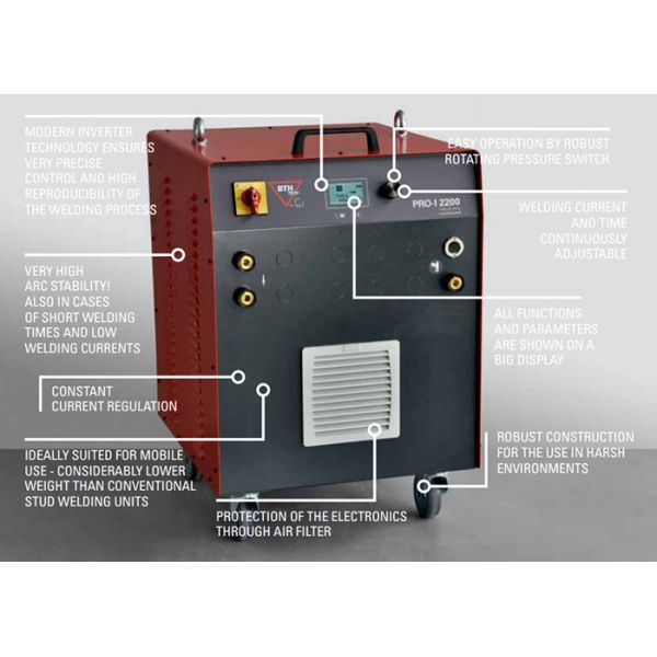 Quality PRO-I 2800 Inverter type Drawn Arc Stud Welding unit、Heat Welding Stud Welder for sale