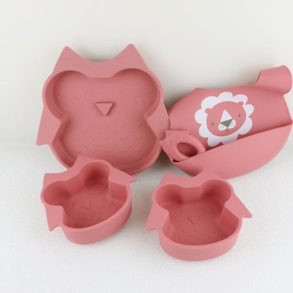 Quality Foldable Silicone Tableware Set Durable Bowls & Mugs For Outdoor Use for sale
