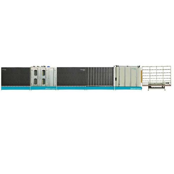 Quality Large Double Glazing Glass Machine , Vertical Glass Washing Machine PLC Control for sale