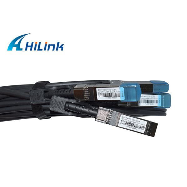 Quality 100G QSFP28 to 4SFP28 Direct Attach Cable (DAC) 100G Breakout PCC cable 1M for sale