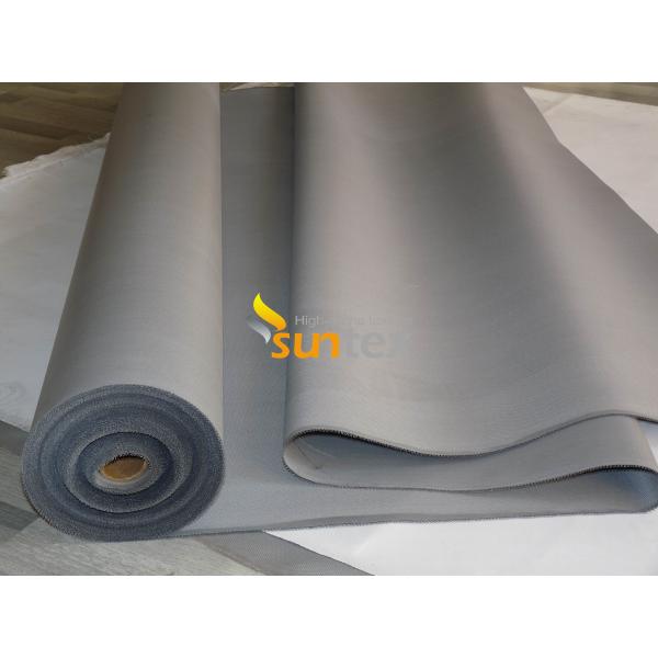 Quality High Temperature Fireproof Silicone Coated Fiberglass Fabric Fire Curtain High for sale