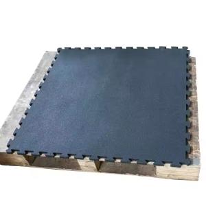 Quality Custom Gym Rubber Floor Mat Outdoor Sports Double Surface Rubber Gym Mat for sale