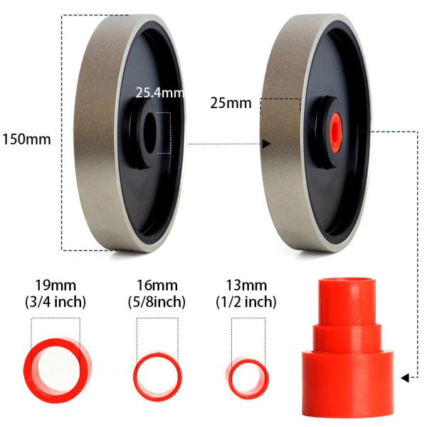 Quality CBN Jewelry Grinding Wheel Sharpening Diamond Lapidary Wheel for sale