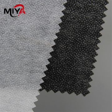Quality Thermal Bond PES Double Dot Non Woven Fusing Interlining Fabric for sale