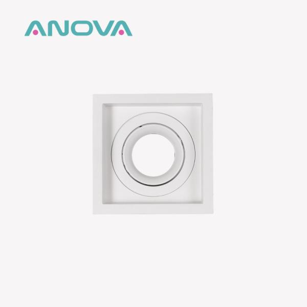 Quality Commercial Adjustable Anti-Glare GU10 Recessed Spotlight Downlight Frame for sale