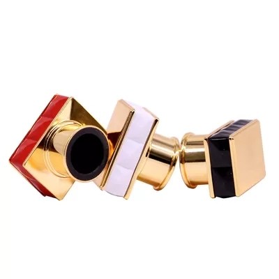 Quality SGS Perfume Spray Caps Square Stainless Steel 28.5*40mm for sale